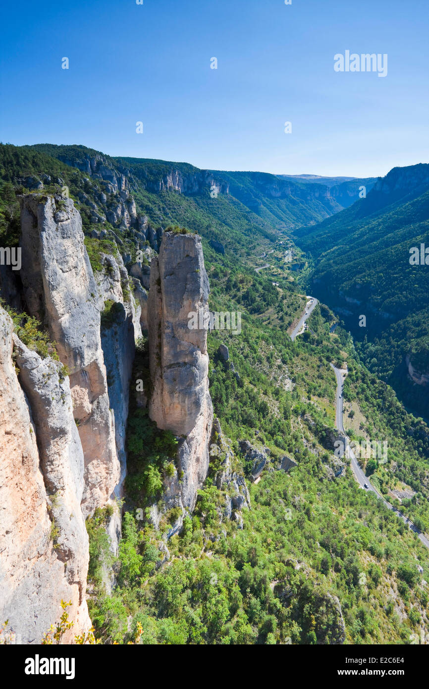 France, Lozere, the Causses and the Cevennes, Mediterranean agro ...