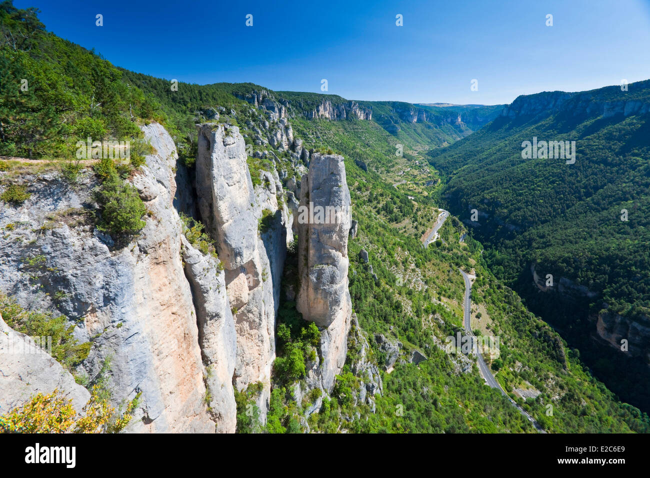 France, Lozere, the Causses and the Cevennes, Mediterranean agro ...