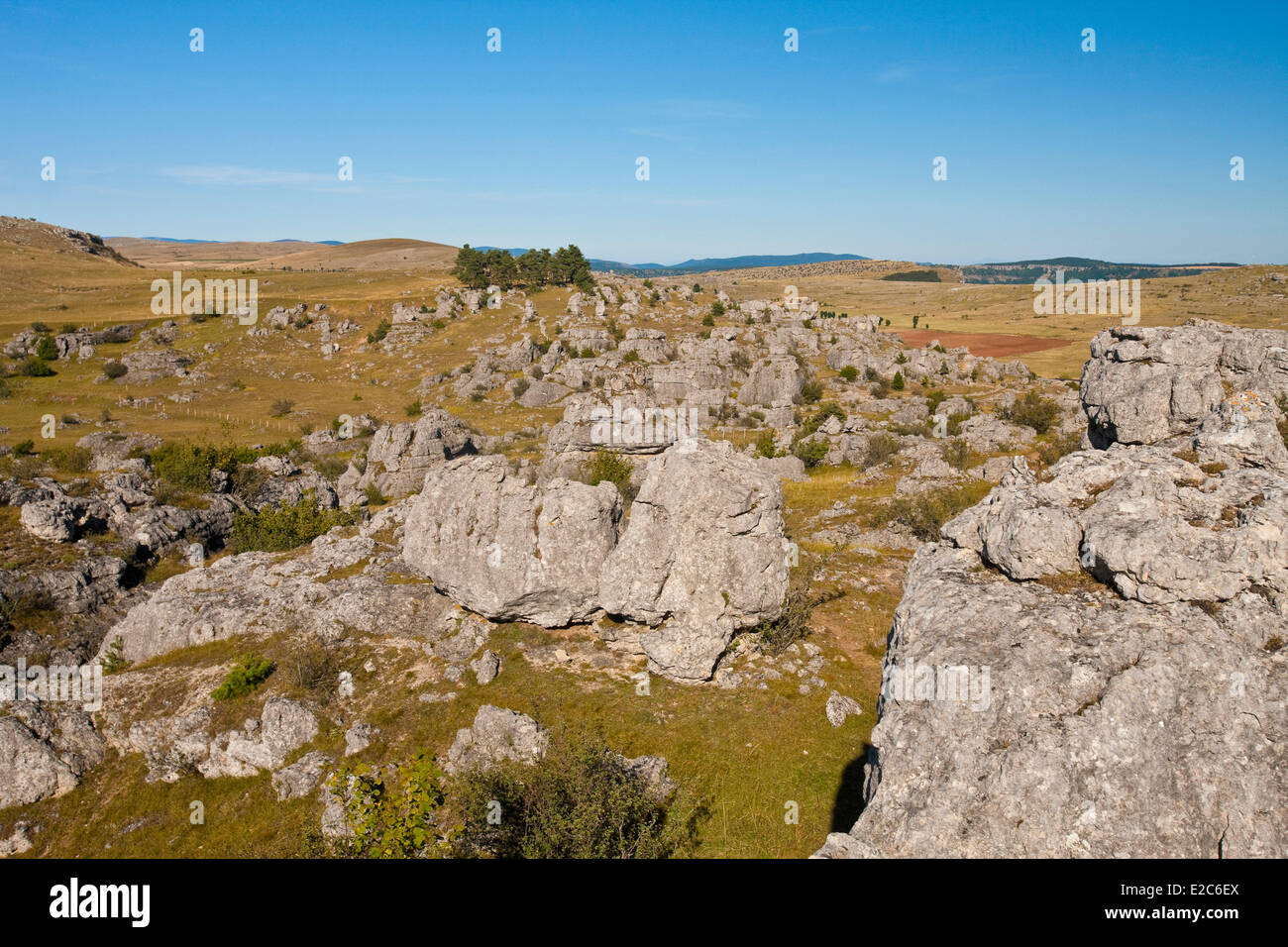 France, Lozere, the Causses and the Cevennes, Mediterranean agro ...