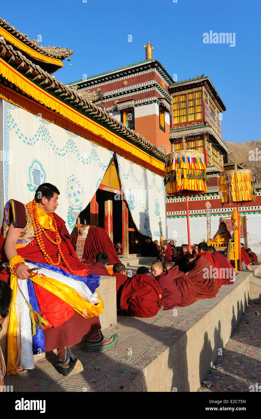 China, Qinghai, Amdo, Tongren, Sangyeshang village, Lower Wutun ...