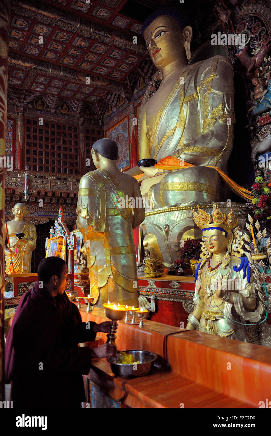 China, Qinghai Province, Amdo, Tongren, Monastery of Rongwo (Longwu Si ...