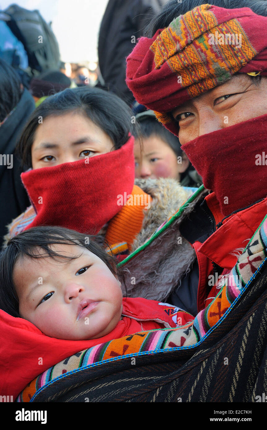 China, Gansu Province, Amdo, Xiahe, Monastery of Labrang, Losar ...