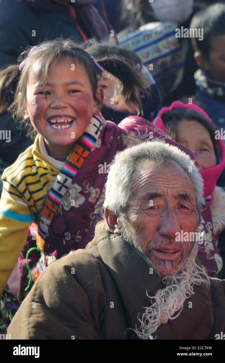 China, Gansu Province, Amdo, Xiahe, Monastery of Labrang, Losar ...