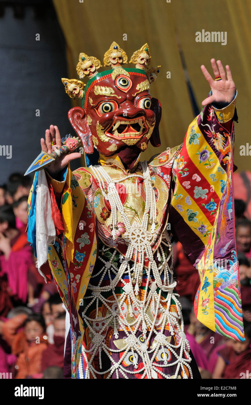 China, Gansu Province, Amdo, Xiahe, Monastery of Labrang, Losar, Cham ...