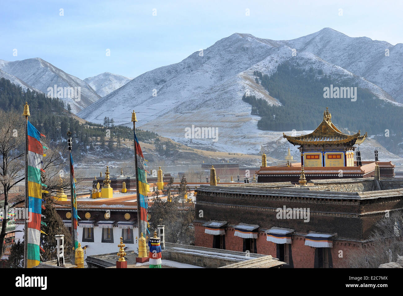 China, Gansu Province, Amdo, Xiahe, Monastery of Labrang (Labuleng Si ...