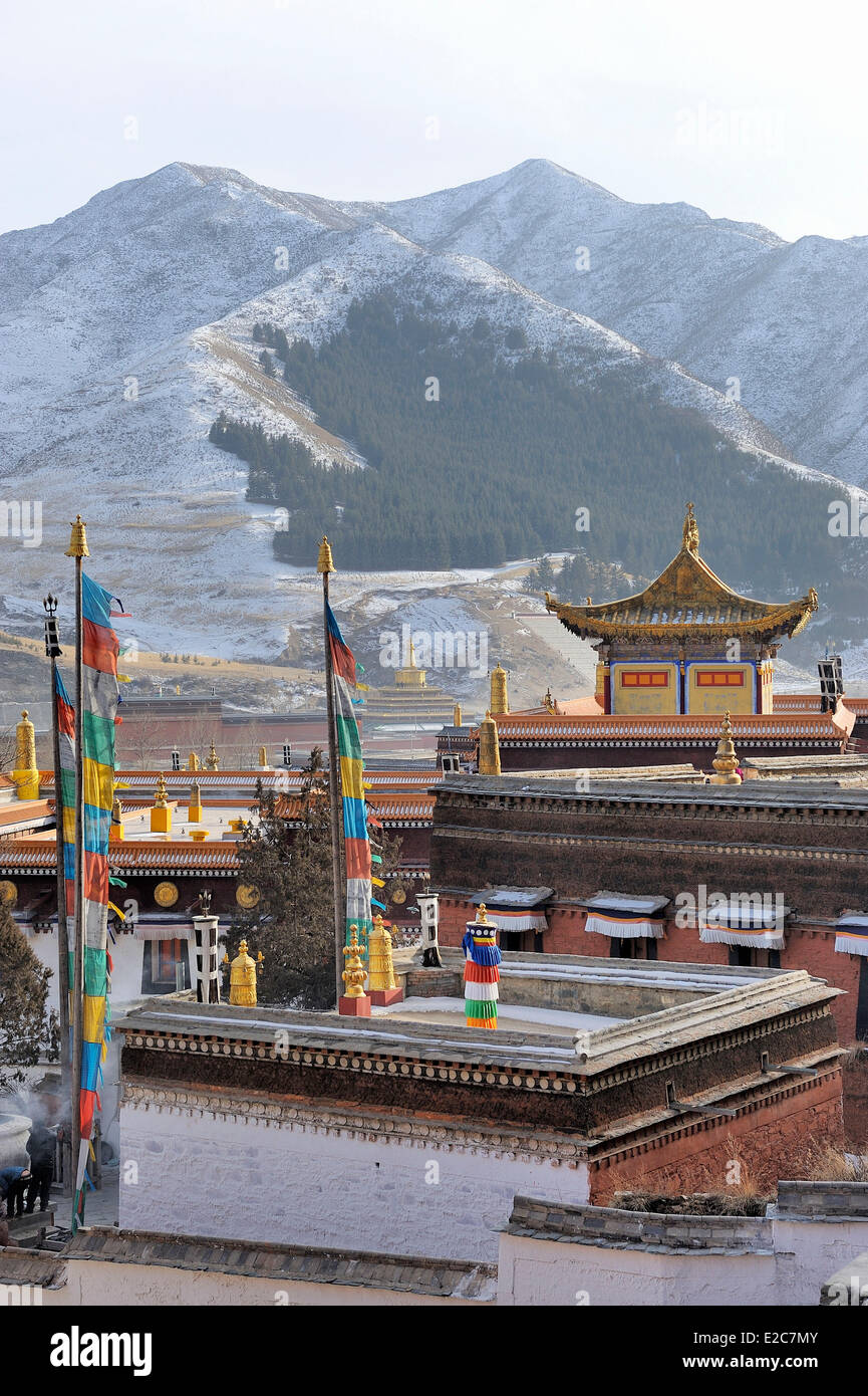 China, Gansu Province, Amdo, Xiahe, Monastery of Labrang (Labuleng Si ...