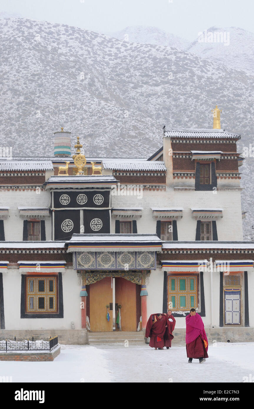 China, Gansu Province, Amdo, Xiahe, Monastery of Labrang (Labuleng Si ...