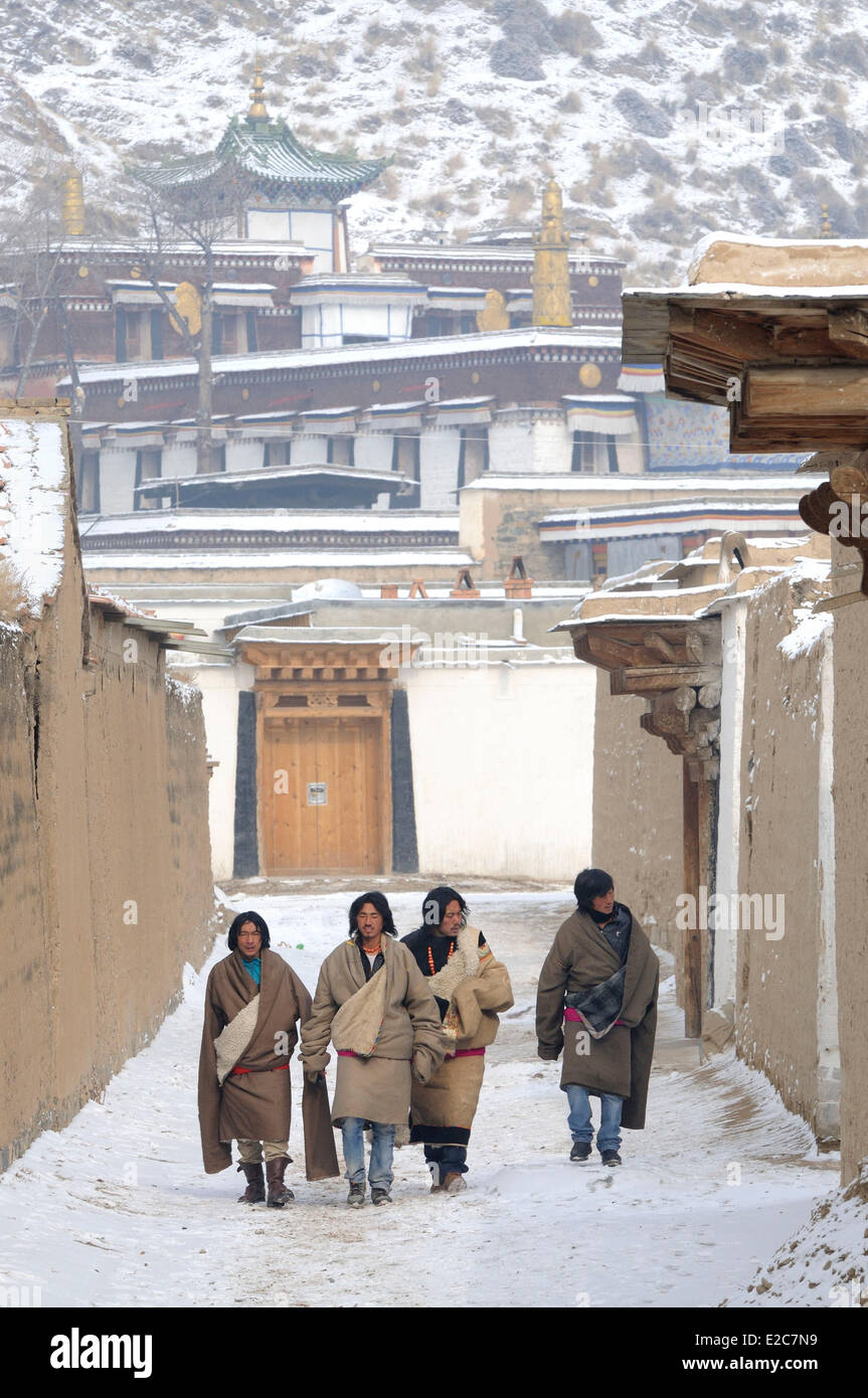 China, Gansu Province, Amdo, Xiahe, Monastery of Labrang (Labuleng Si ...