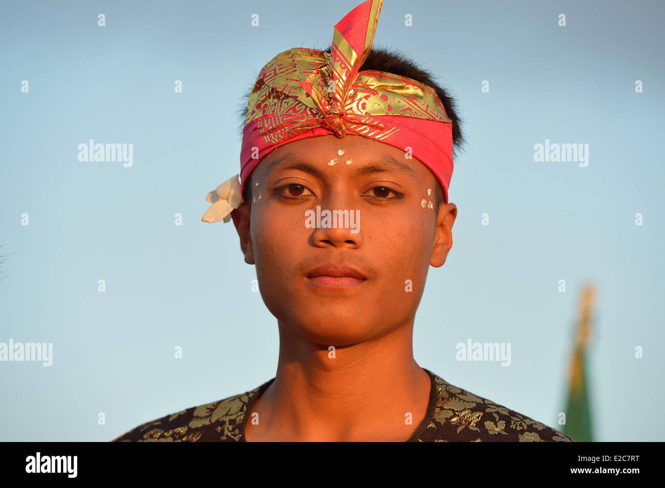 Indonesia, Sumbawa, Sumbawa Besar, festival with folk dances of the ...