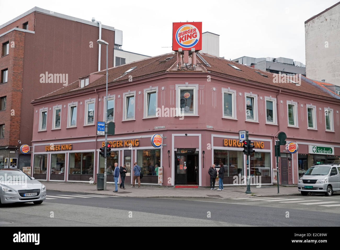 Burger King fast food restaurant in Trondheim Norway Stock Photo - Alamy
