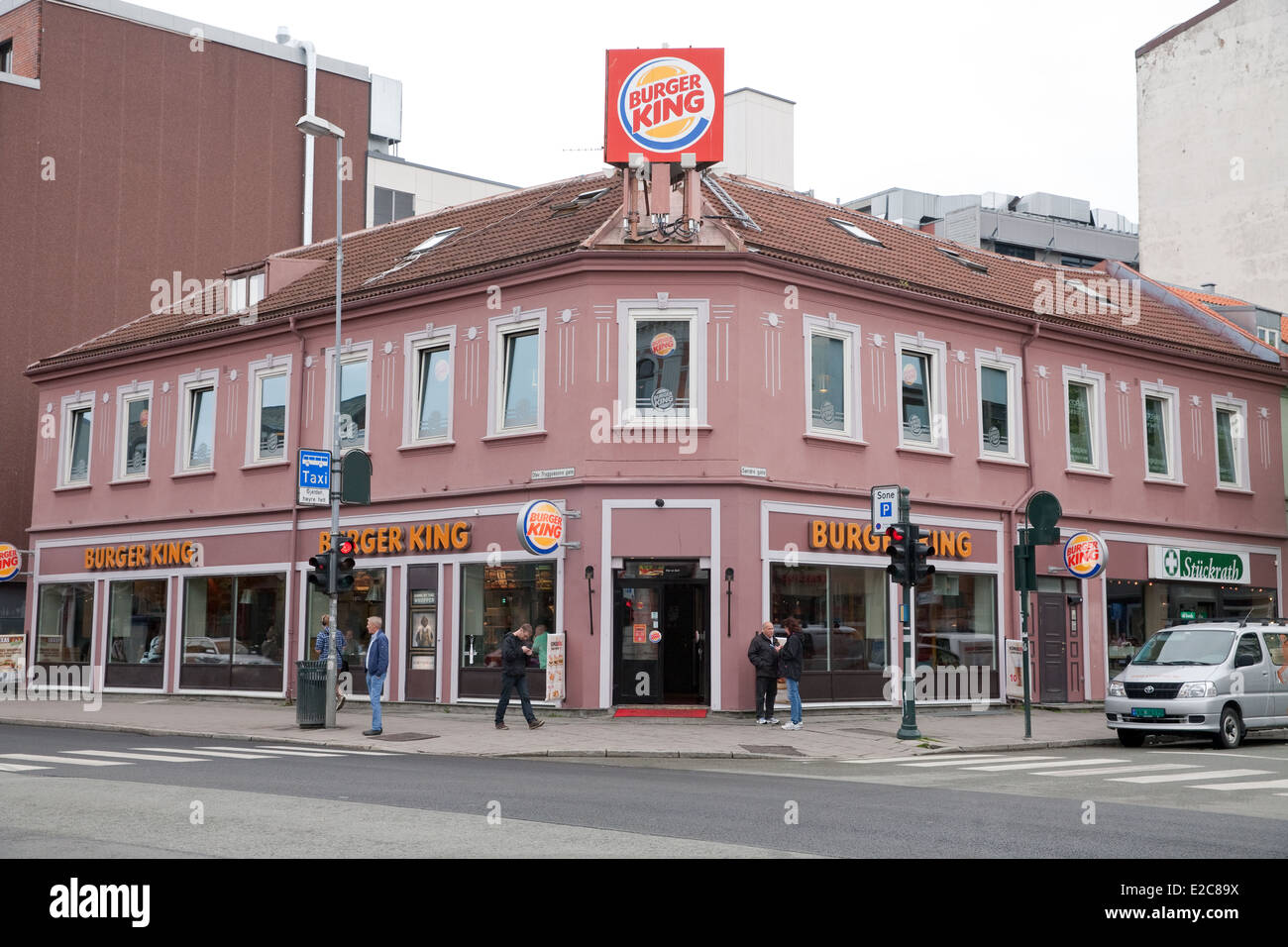 Burger King fast food restaurant in Trondheim Norway Stock Photo - Alamy