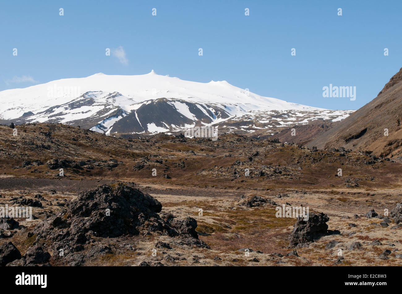 Iceland, Vesturland region, Snaefellsjokull National park, Snaefellsnes ...