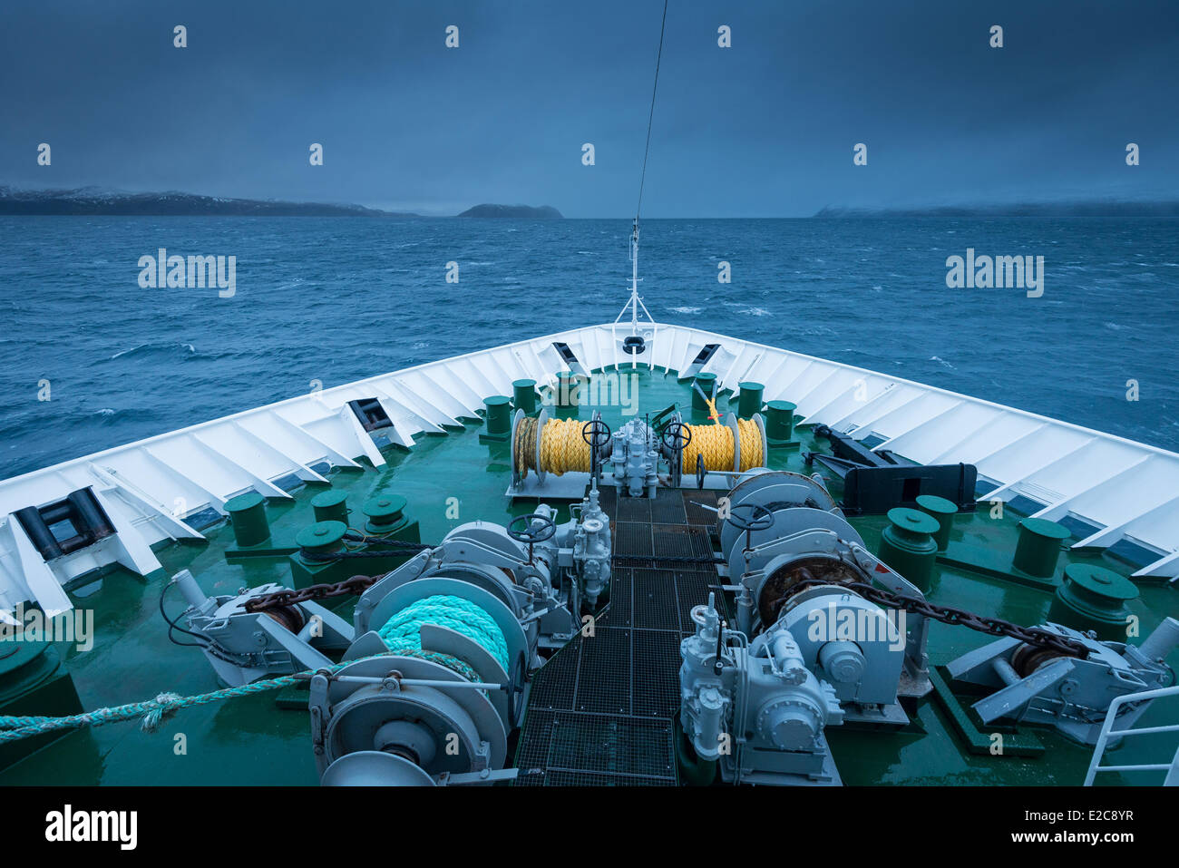 Norway finnmark havoysund ship ms hi-res stock photography and images ...