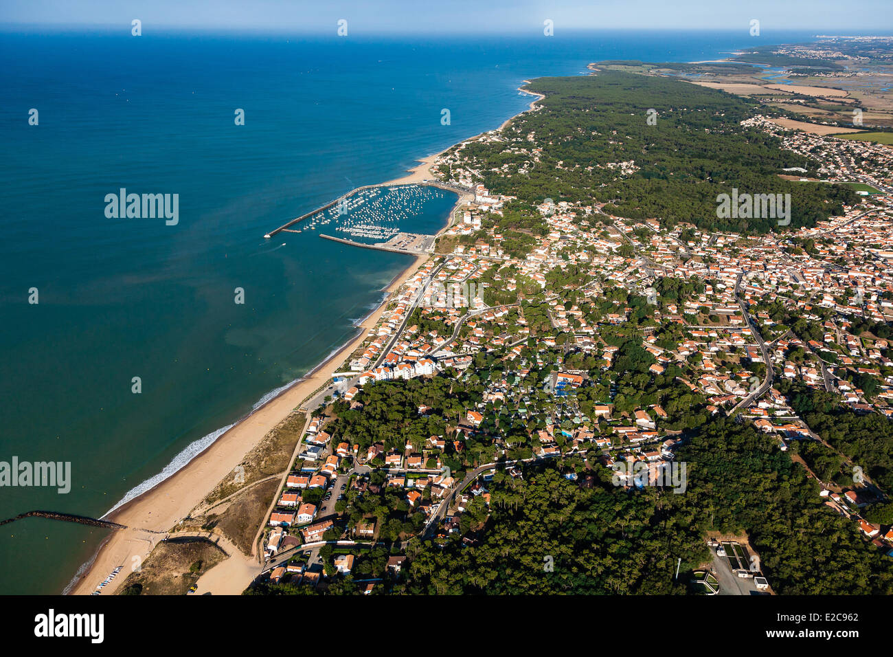 France, Vendee, Jard sur Mer (aerial view Stock Photo - Alamy