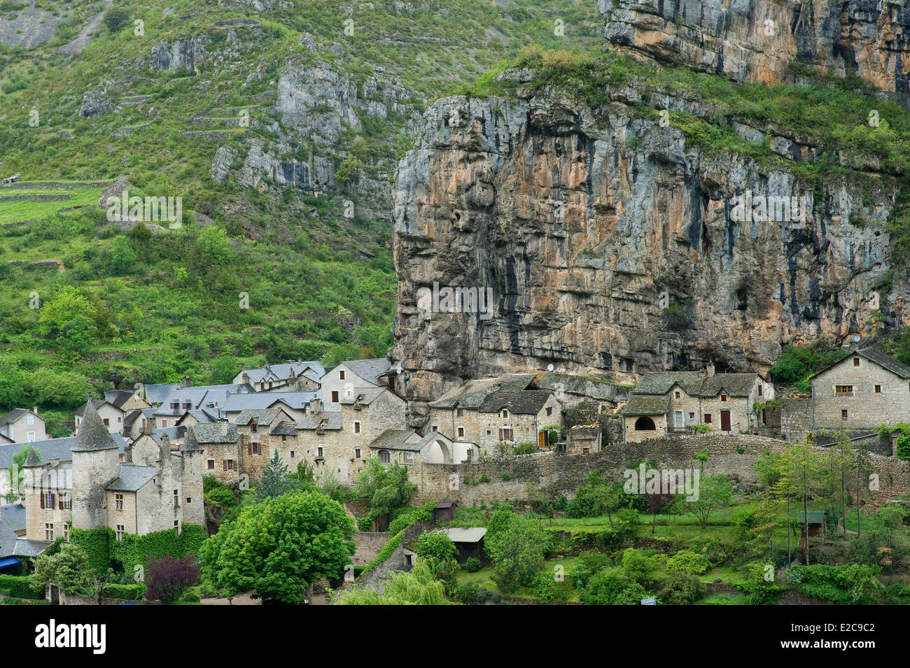 France, Lozere, La Malene, Gorges du Tarn Stock Photo - Alamy