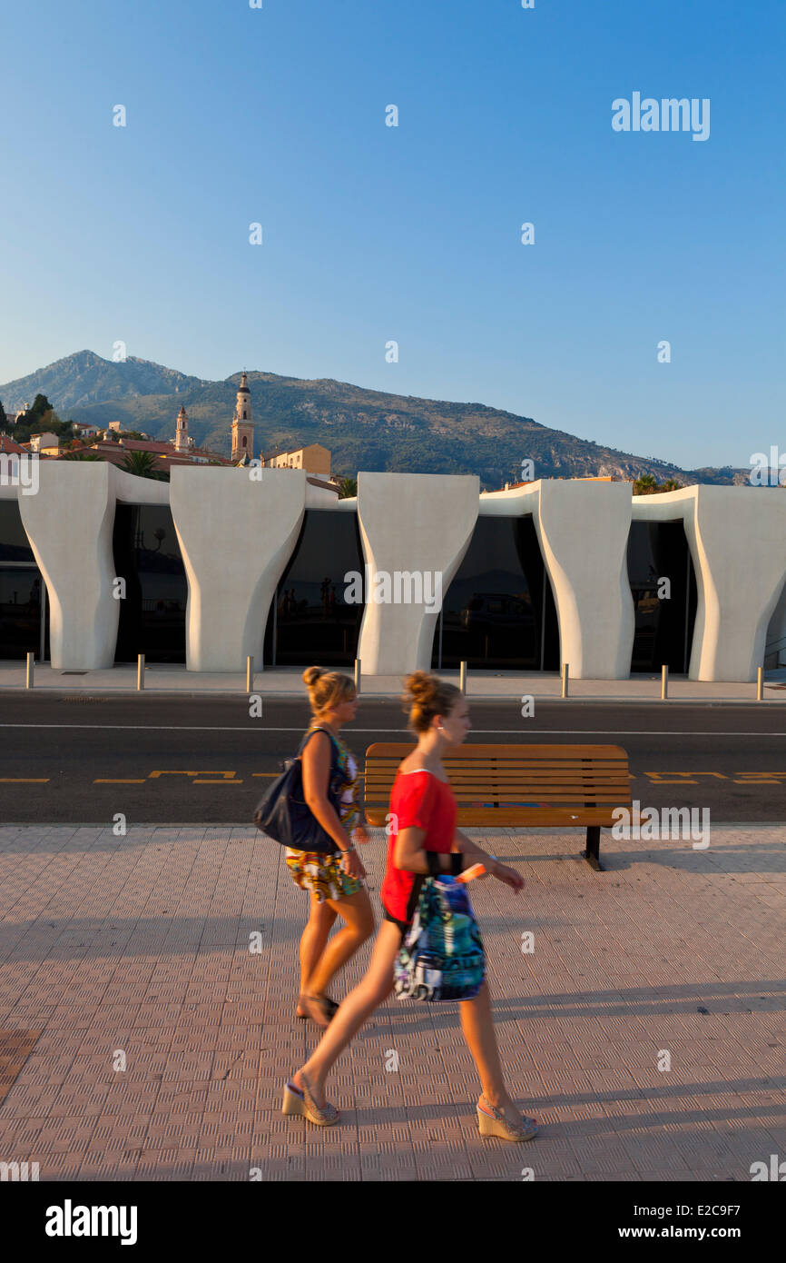 France, Alpes Maritimes, Menton, Jean Cocteau Museum built in 2008 by ...
