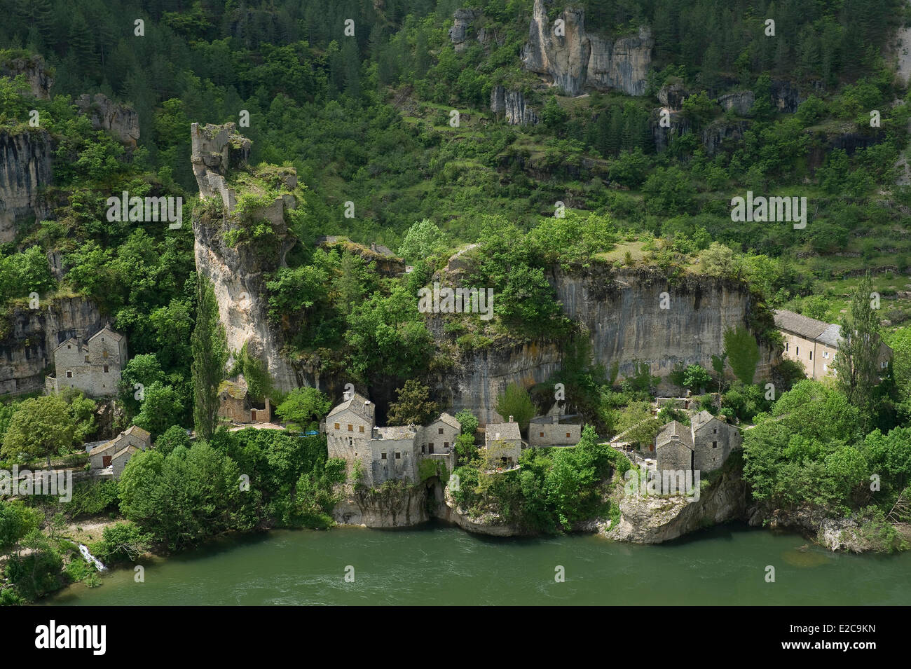 France, Lozere, Castelbouc, Gorges du Tarn Stock Photo - Alamy