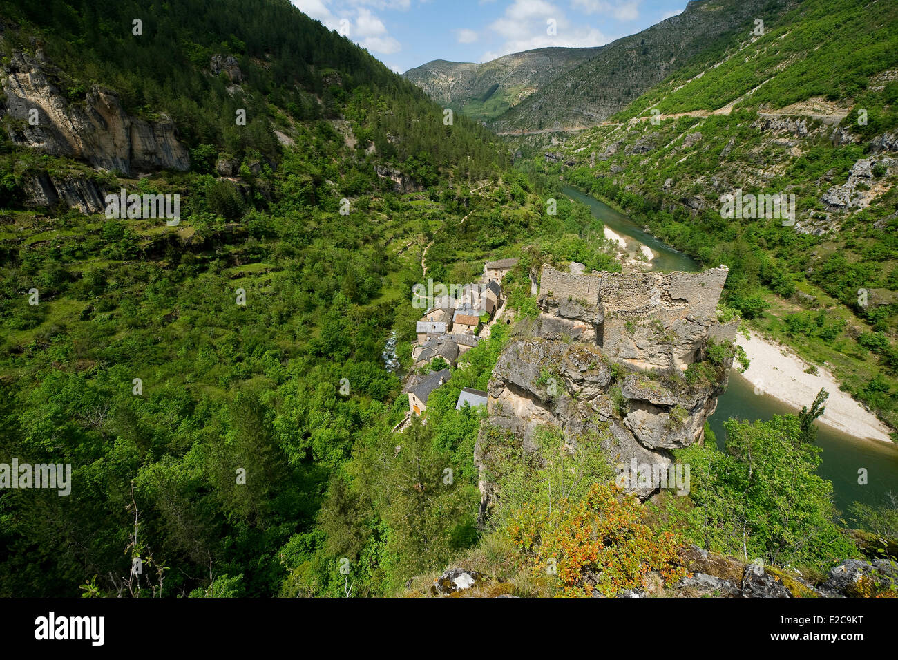 France, Lozere, Castelbouc, Gorges du Tarn Stock Photo - Alamy