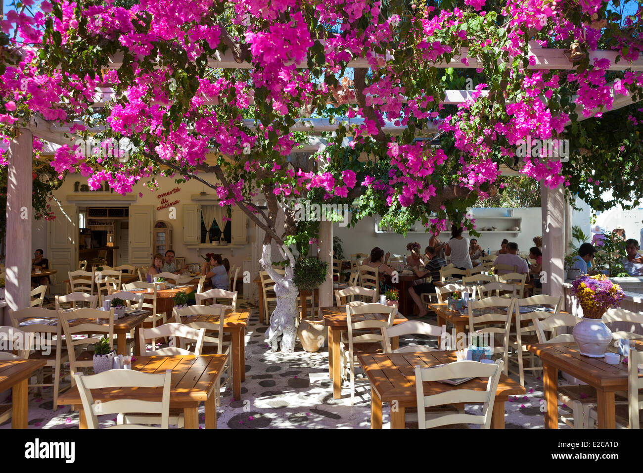 Greece, Cyclades, Mykonos Island, Mykonos town or Chora city Stock ...