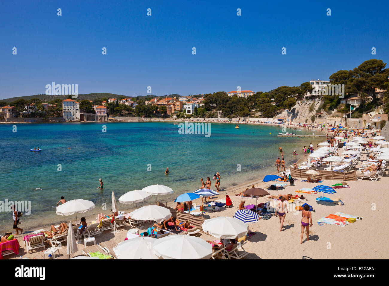 France, Var, Bandol, Renecros beach Stock Photo - Alamy