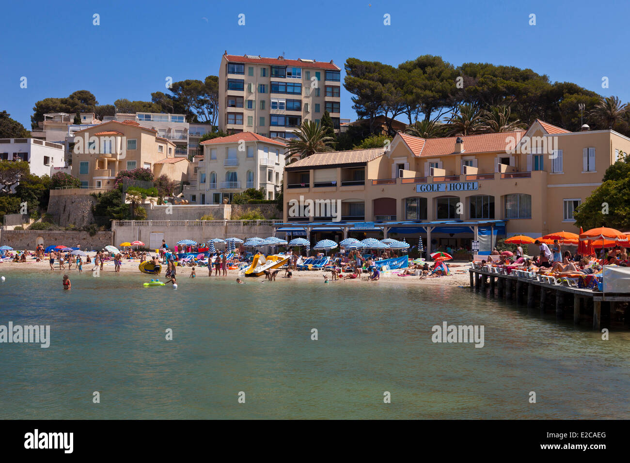 France, Var, Bandol, Renecros beach Stock Photo - Alamy