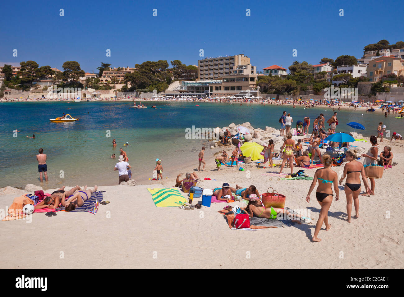 France, Var, Bandol, Renecros beach Stock Photo - Alamy