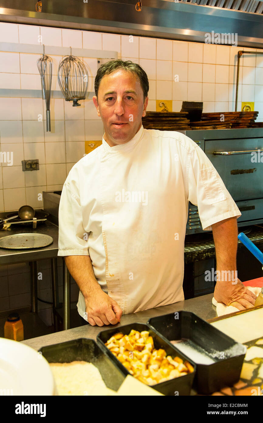 Bahamas, Eleuthera Island, portrait of David Peltier, Chef of The Tippy ...