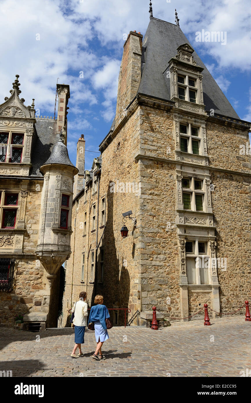 France, Sarthe, Le Mans,Cite Plantagenet (Old Town), Maison a la ...