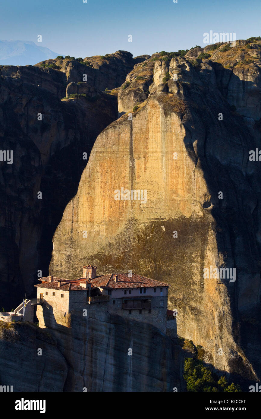 Greece, Thessaly, Meteora monasteries complex, listed as World Heritage ...