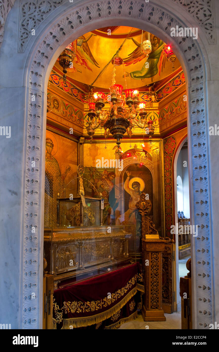 Greece, Macedonia, Thessaloniki, the early Christian church Agios ...