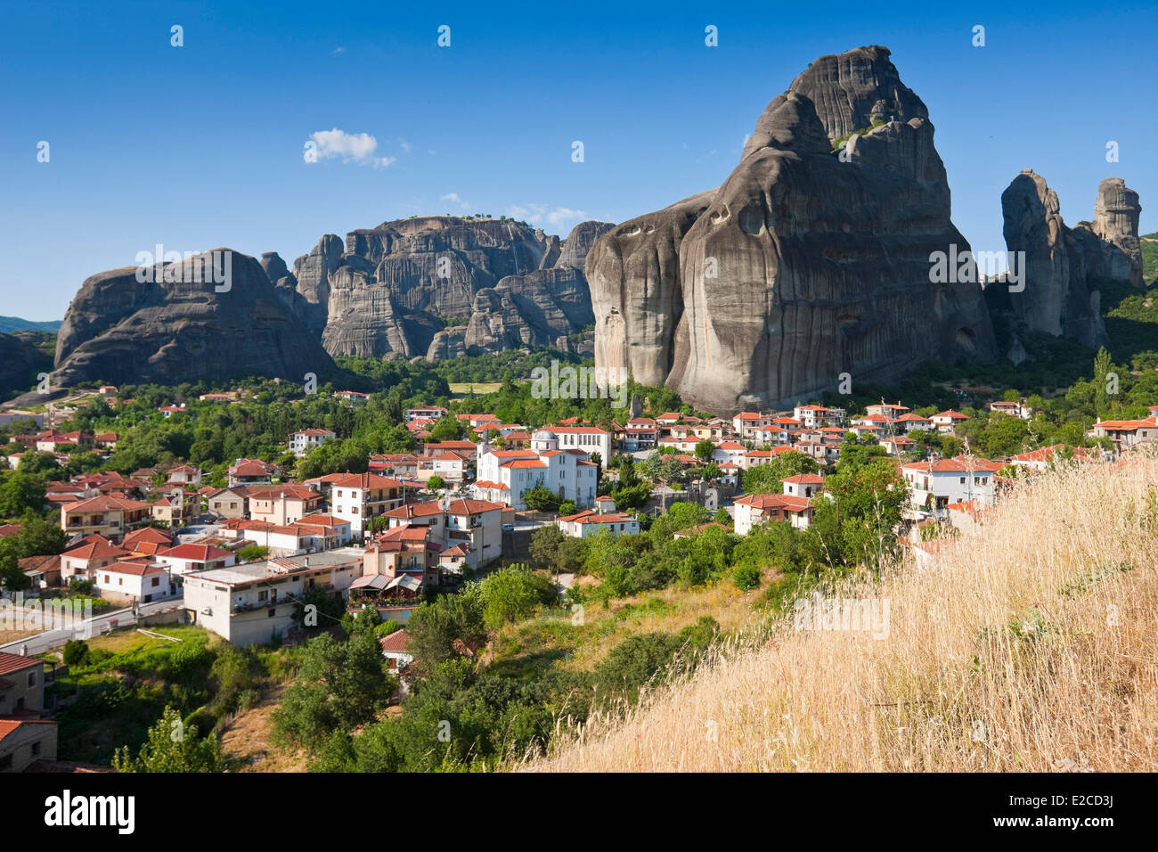Greece, Thessaly, Meteora monasteries complex, listed as World Heritage ...