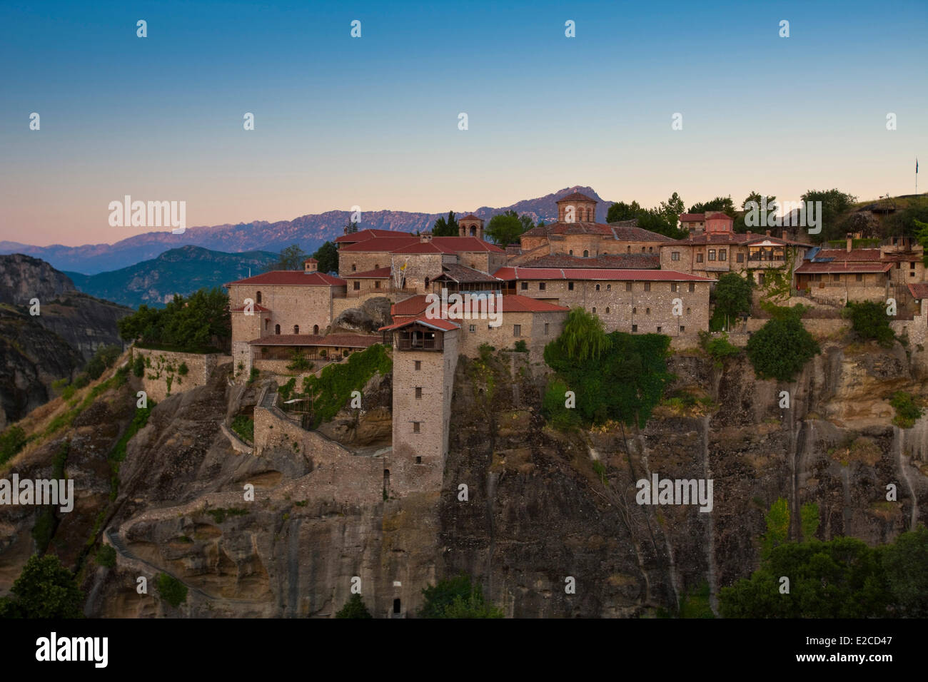 Greece, Thessaly, Meteora monasteries complex, listed as World Heritage ...