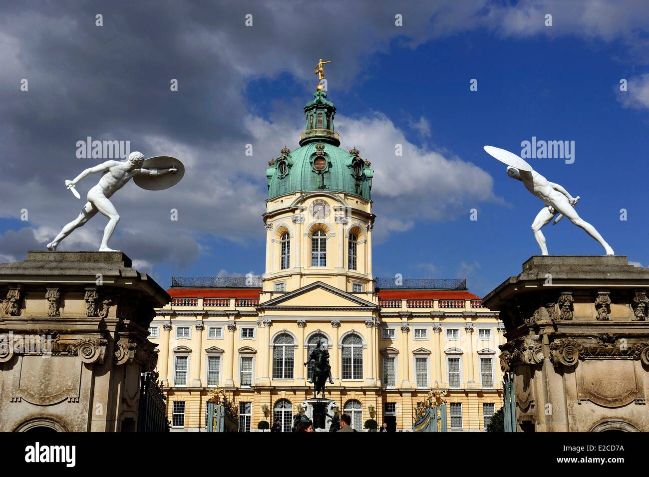 Germany, Berlin, Charlottenburg, the Schloss Charlottenburg castle was ...