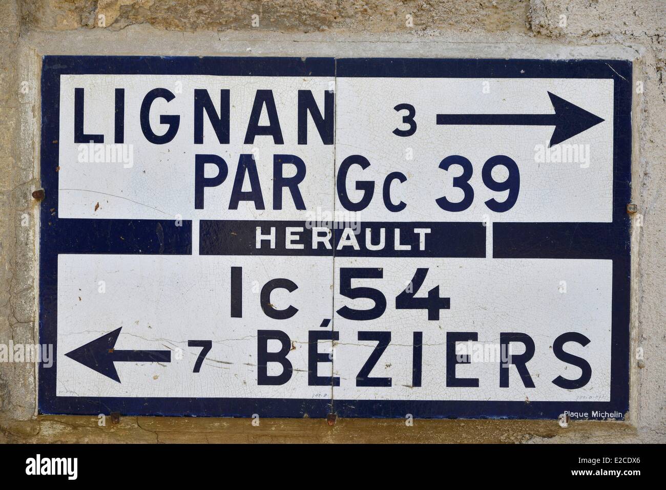 Ceramic wall sign hi-res stock photography and images - Alamy