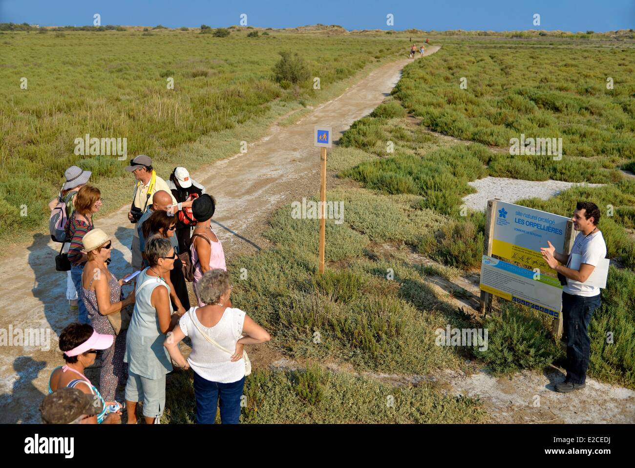 France, Herault, Serignan, Domaine des Orpellieres, guided tour of a ...