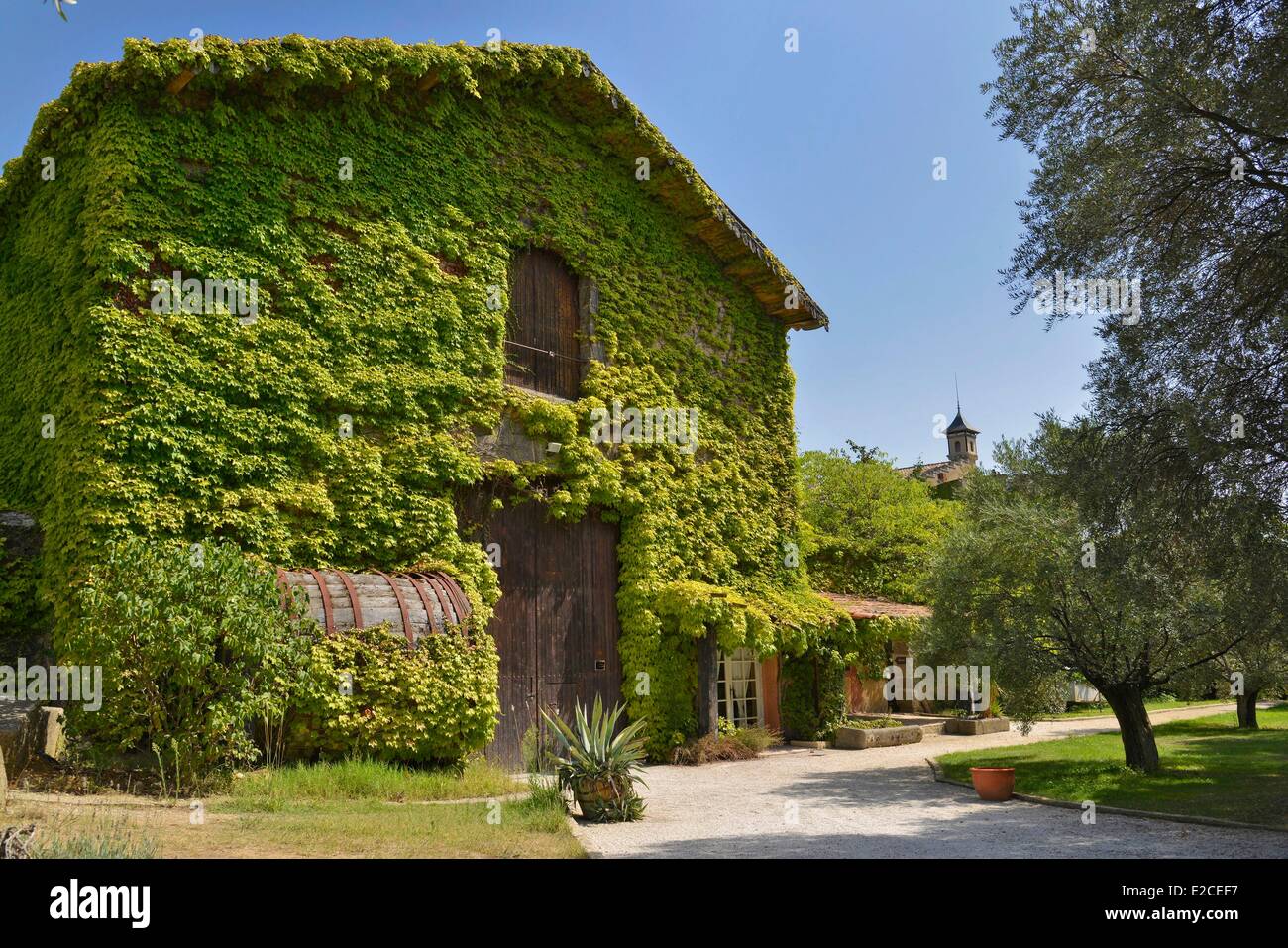 France, Herault, Servian, Chateau Hermitage de Combas, former wine ...