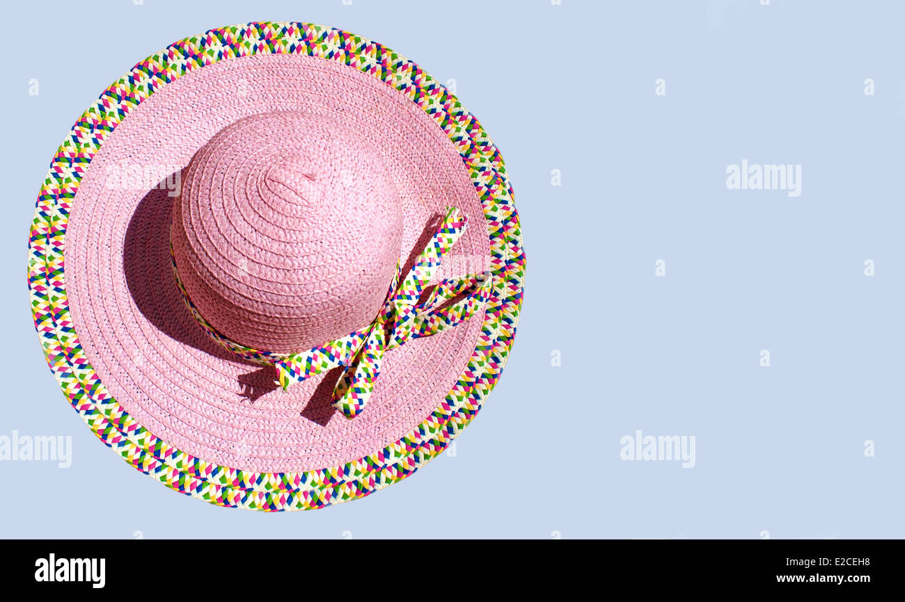 Lady with summer hat hi-res stock photography and images - Alamy