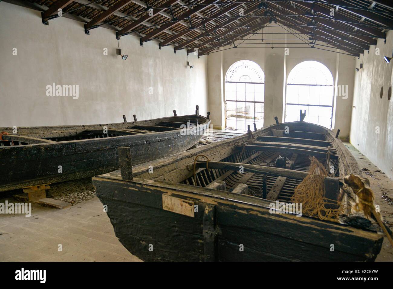Italy, Sicily, Egadi islands, island of Favignana, Factory of tuna ...