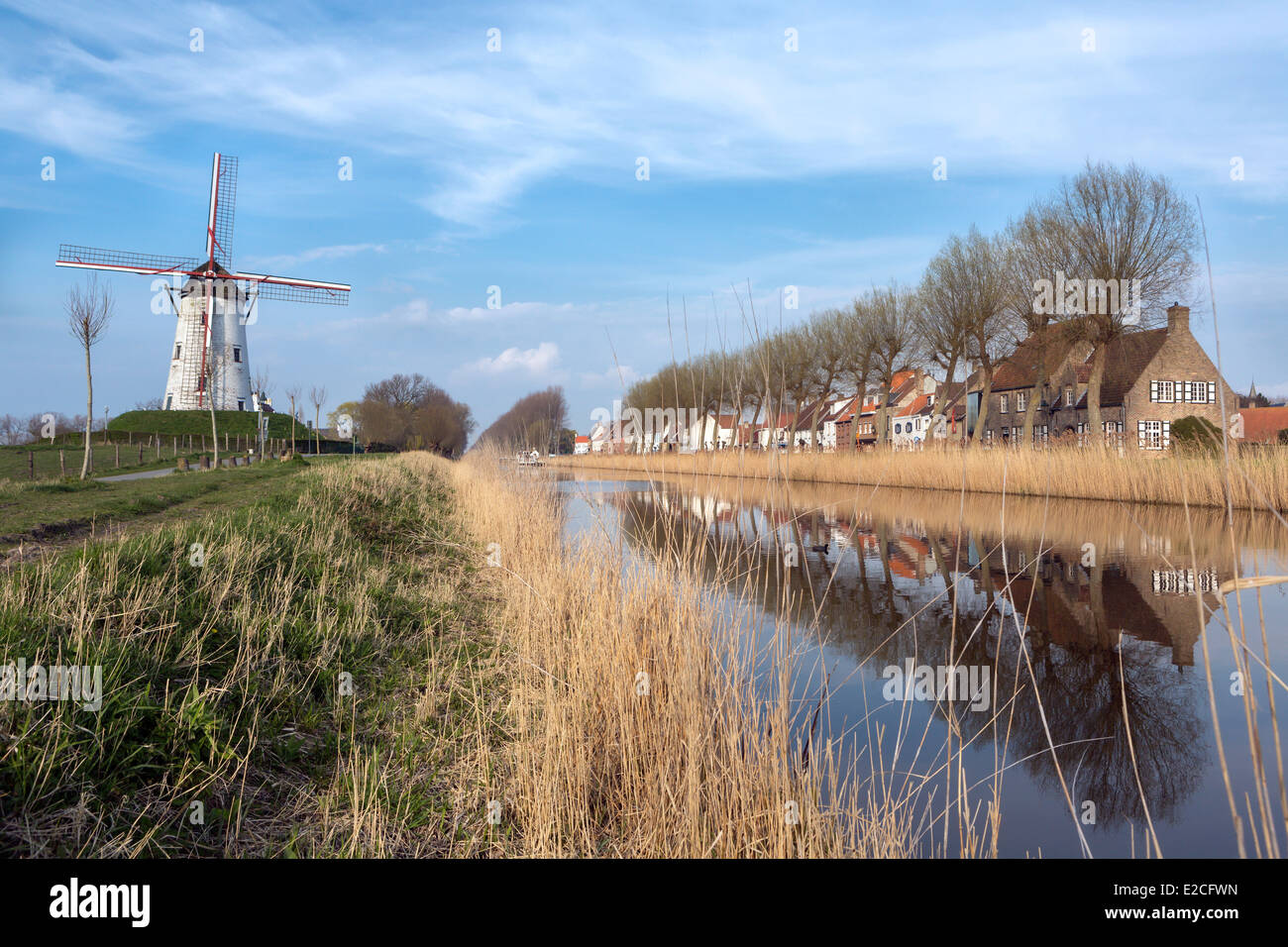 View on Damme, one of the most beautiful medieval little villages in ...
