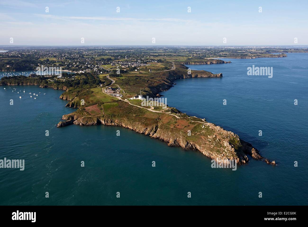 France, Ille et Vilaine, Emerald Coast, Cancale, la Pointe du Groin ...