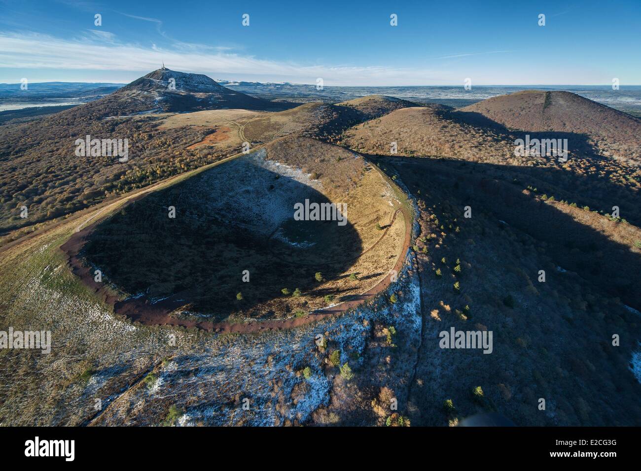 France, Puy de Dome, Auvergne Volcanoes Natural Regional Park, Chaine ...