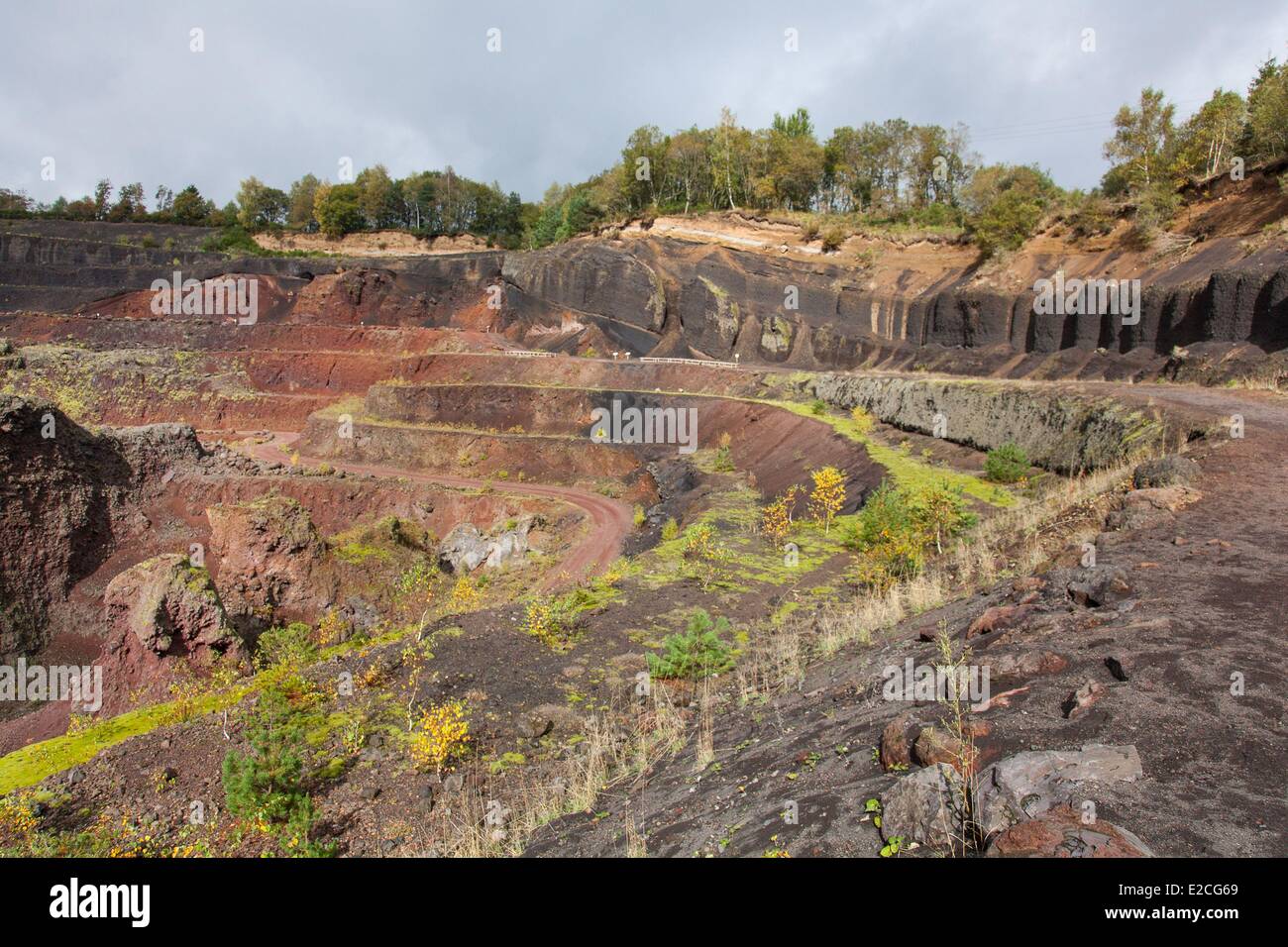 France, Puy de Dome, Parc Naturel Regional des Volcans d'Auvergne ...