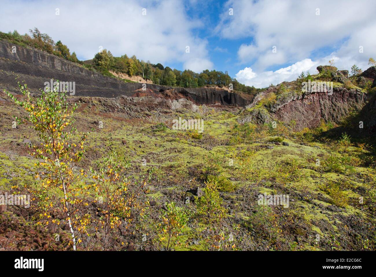 France, Puy de Dome, Parc Naturel Regional des Volcans d'Auvergne ...