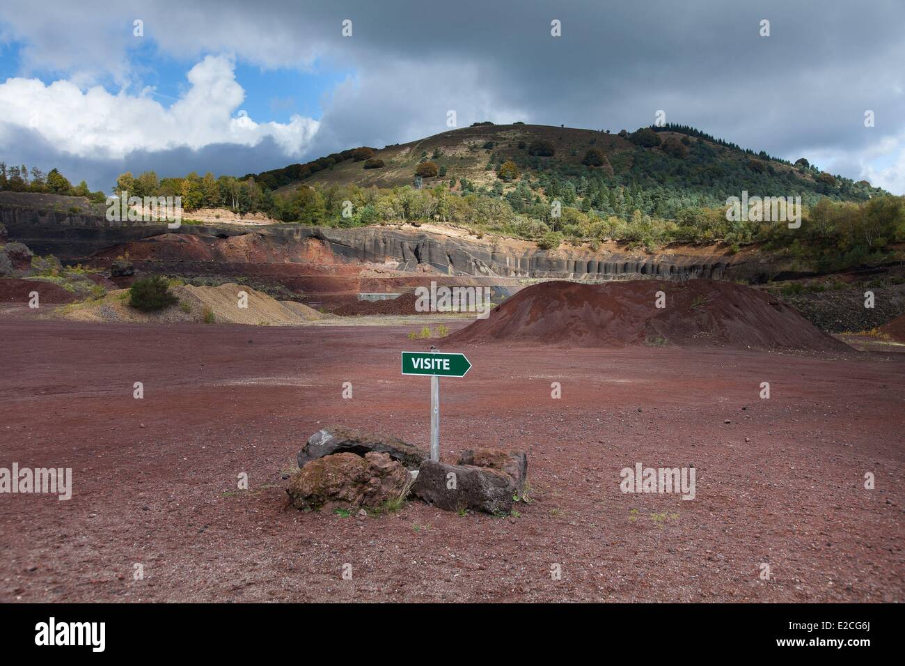 France, Puy de Dome, Parc Naturel Regional des Volcans d'Auvergne ...
