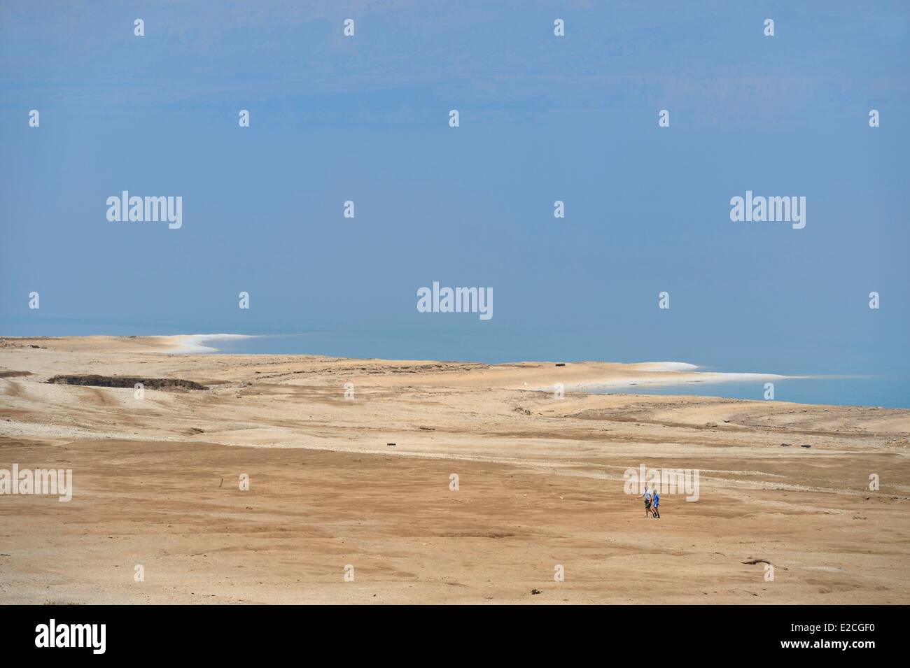 Israel, Southern district, Ein Gedi Beach on the Dead Sea Stock Photo ...