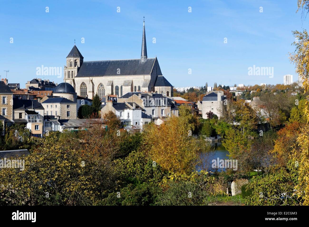 France, Vienne, Poitiers, Sainte Radegonde church Stock Photo - Alamy