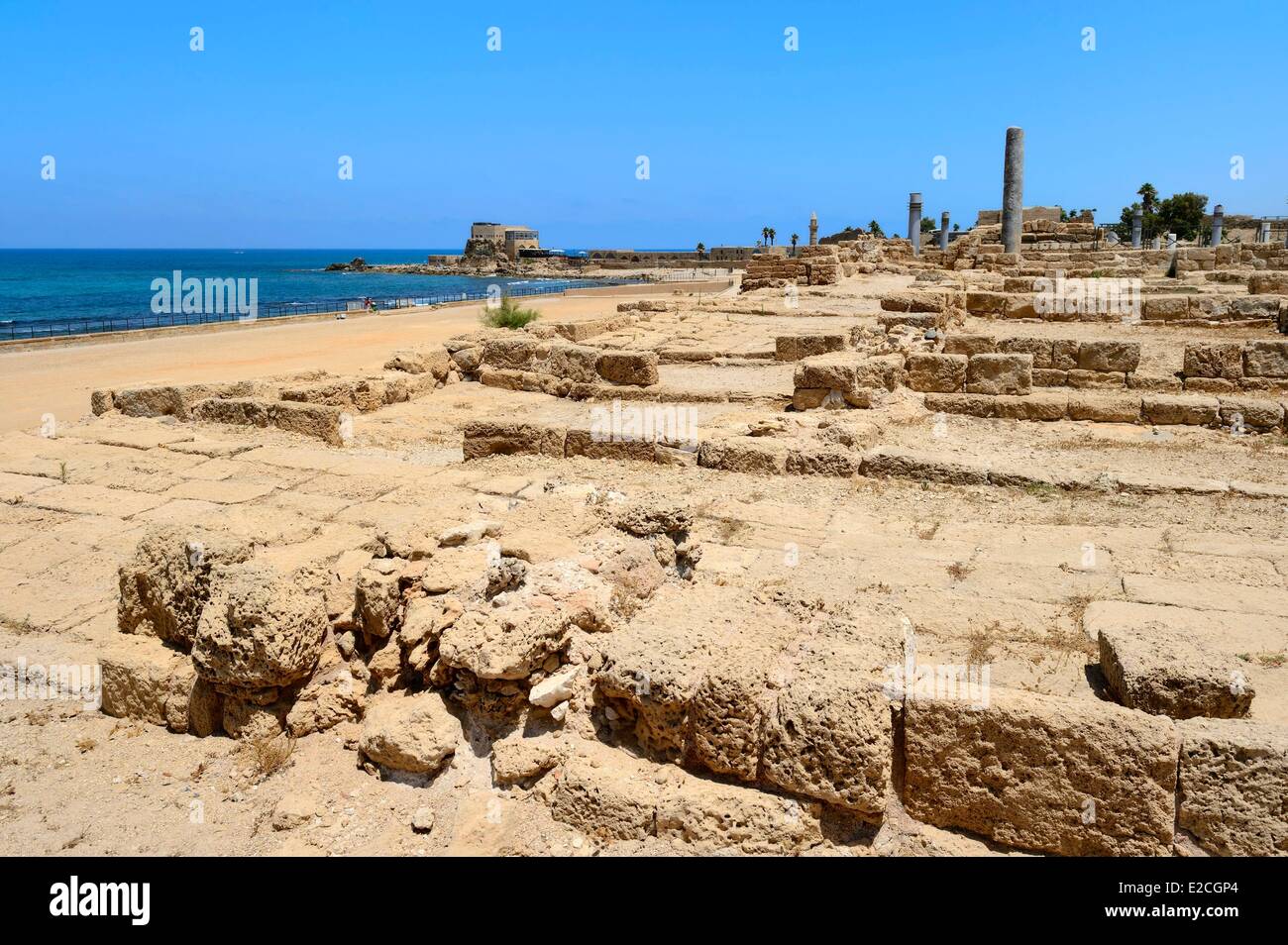 Caesarea ruins roman hi-res stock photography and images - Alamy
