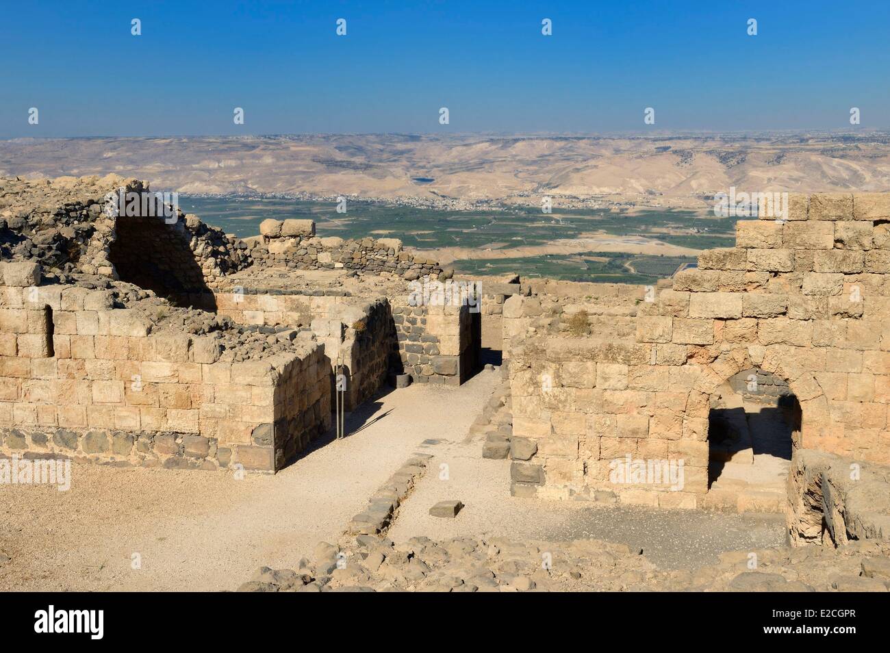 Israel, Northern District, Galilee, Belvoir Fortress is a Crusader ...
