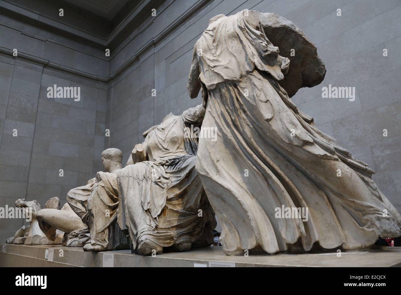 United Kingdom, London, British Museum, the Parthenon sculptures Stock ...