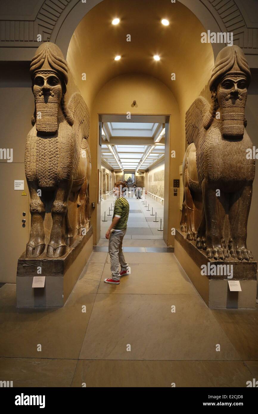 United Kingdom, London, British Museum, ancient Assyrian art, Assyrian ...